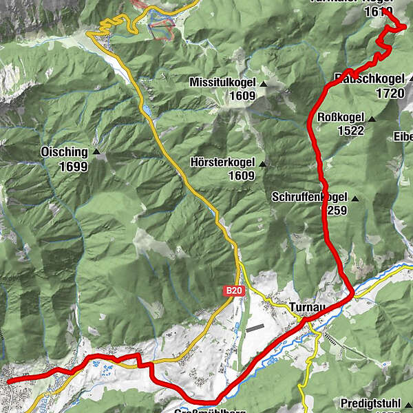 Turnauer Alm - BERGFEX - Mountainbike - Tour Steiermark