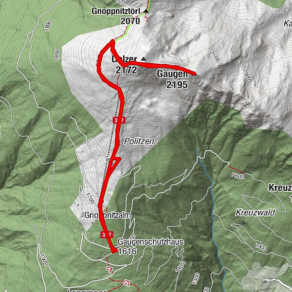 Tolzer - Gaugen , Kärnten - BERGFEX - Bergwandern - Tour Kärnten