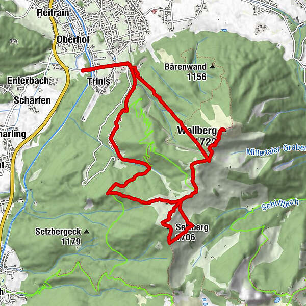 Setzberg & Wallberg - BERGFEX - Wanderung - Tour Bayern