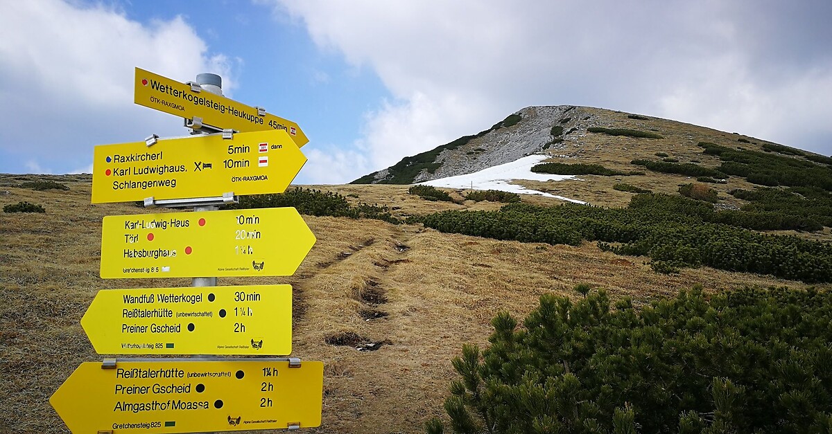 Rax Rundgang - BERGFEX - Wanderung - Tour Steiermark