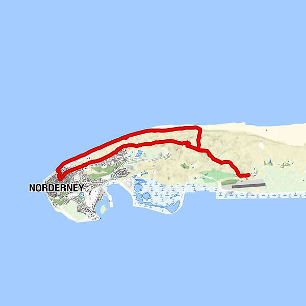 Rundweg Norderney - BERGFEX - Wanderung - Tour Niedersachsen