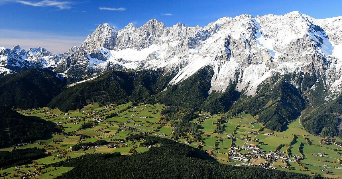Etappe 01 Vom Gletscher zum Wein Südroute Dachstein Seilbahn ...