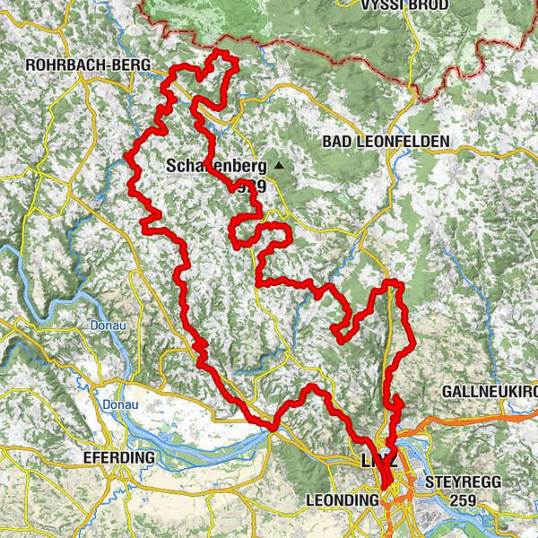 Granitland - BERGFEX - Mountainbike - Tour Oberösterreich