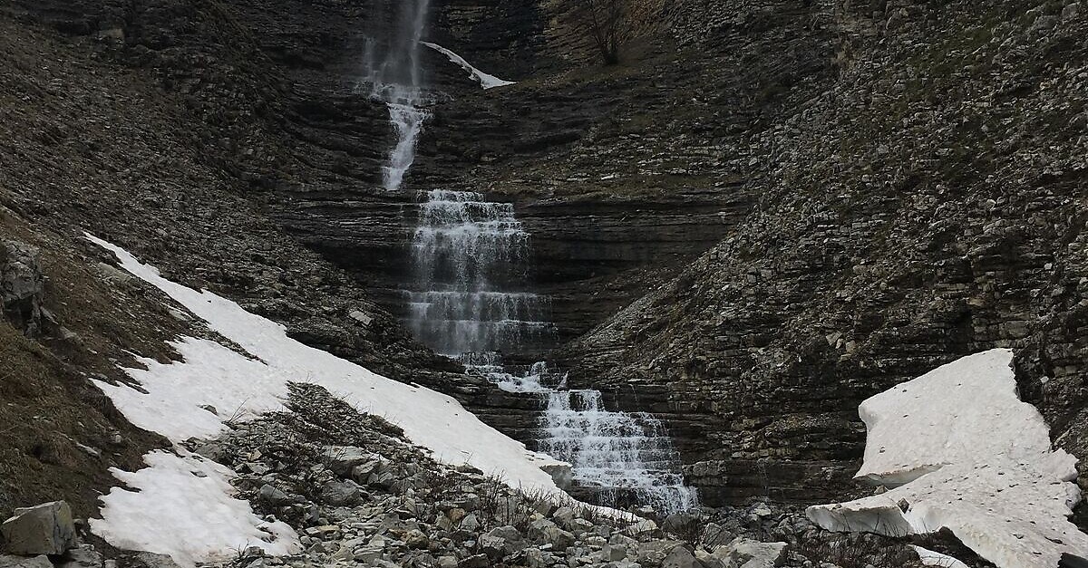 La cascade de Saute Aure - BERGFEX - Wanderung - Tour Provence-Alpes ...