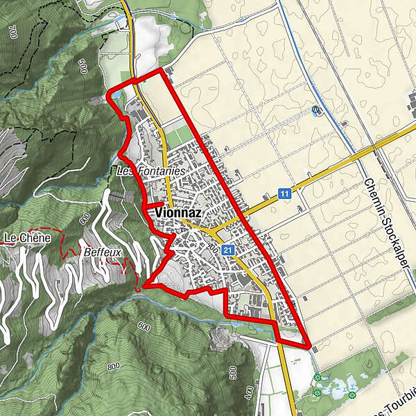 Vionnaz - Église de Vionnaz - BERGFEX - Wanderung - Tour Wallis