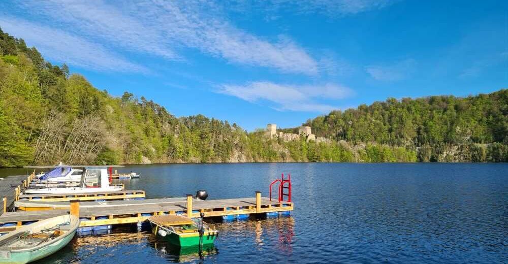 BERGFEX-Badesee Kampsee Dobra - Stausee - See - Baden - Schwimmen