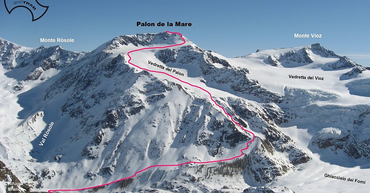 Palon de la Mare - BERGFEX - Lyžařská trasa - Prohlídka Lombardie