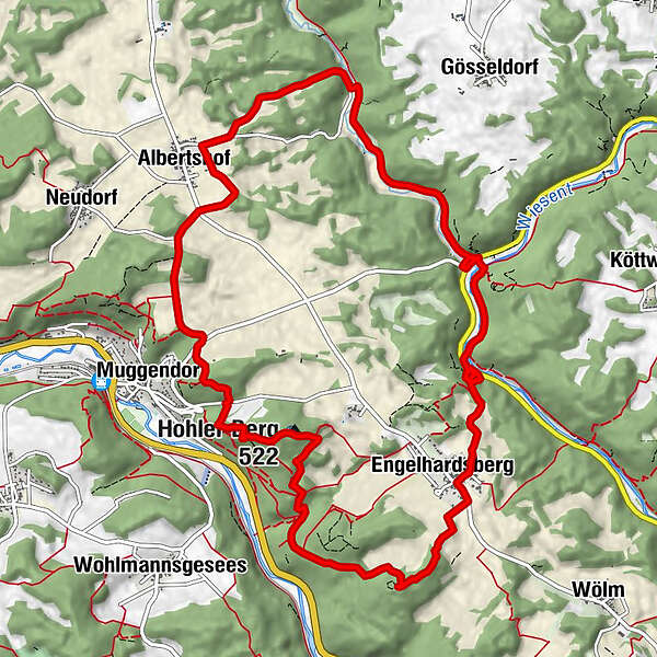 Wiesenttal - Riesenburg - Höhle unter der Riesenburg - Hohler Berg ...