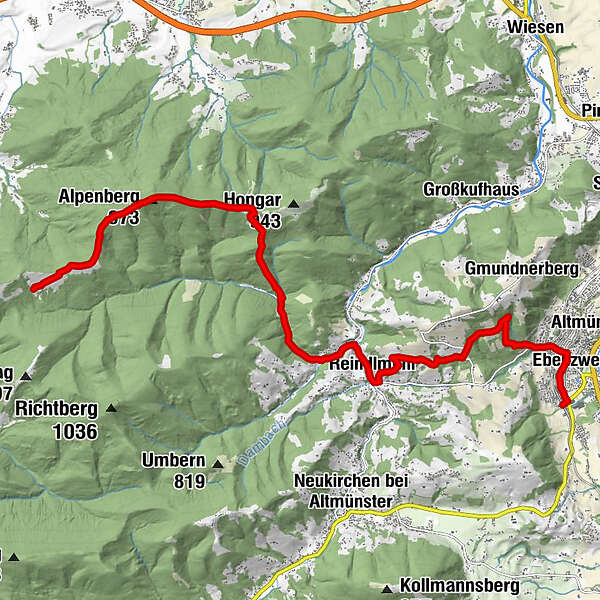 R261D204 Hongar Kreuzing Alm - Altmünster/Traunsee - BERGFEX ...
