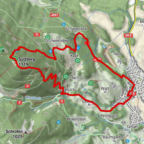 Rundweg Sulzberg - BERGFEX - Wanderung - Tour Bayern