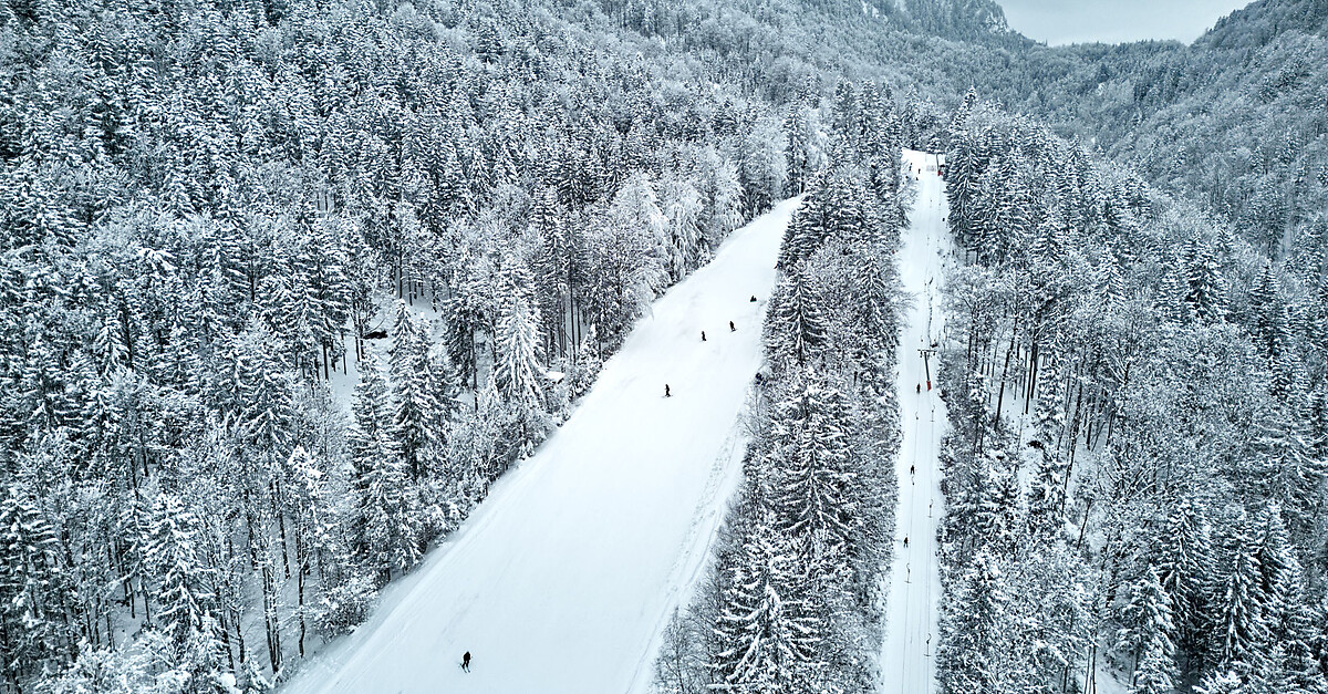 BERGFEX: Plan de piste Rabenkopf - Oberau - Carte panoramique Rabenkopf ...