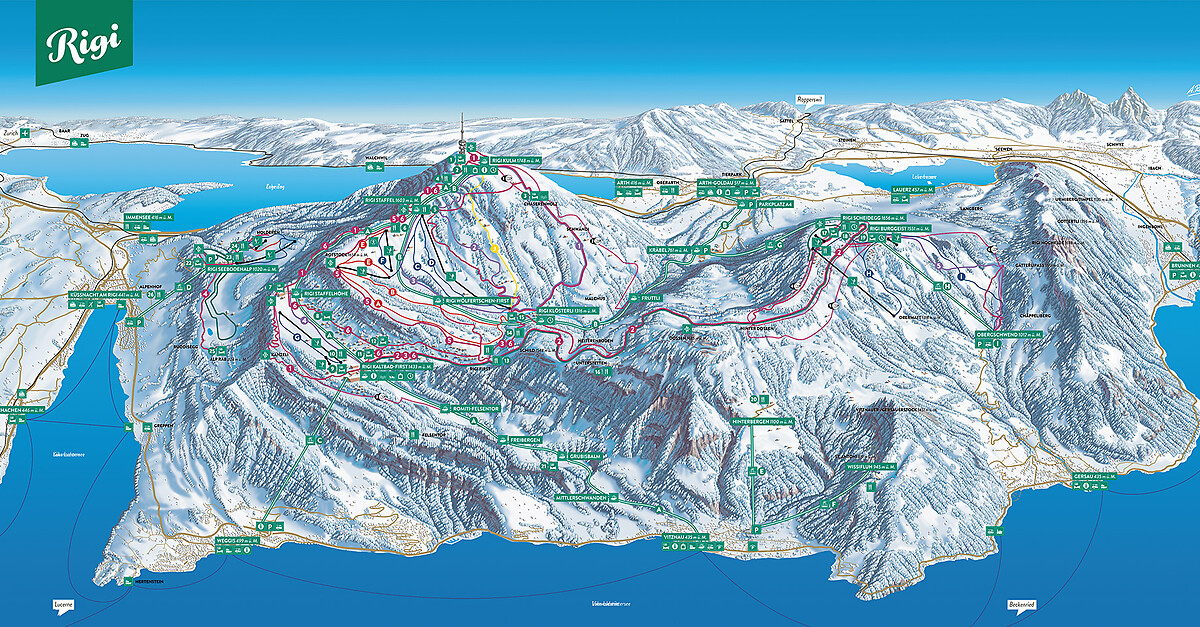 BERGFEX: Noleggio sci Rigi - Online Noleggio snowboard