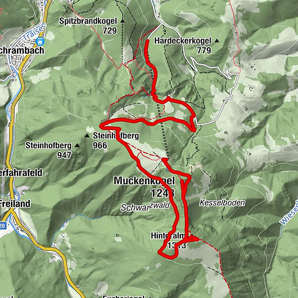 Gemeinde Lilienfeld - Muckenkogel - Hinteralm - Sessellift Talstation ...