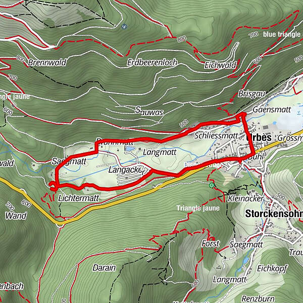 Entdeckungspfad Tunnel Urbès - BERGFEX - Wanderung - Tour Grand Est
