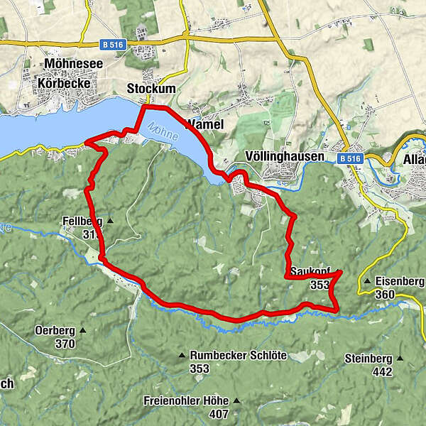 Allagen - Saukopf - Fränkis Hütte - Wamel - BERGFEX - Wanderung - Tour ...