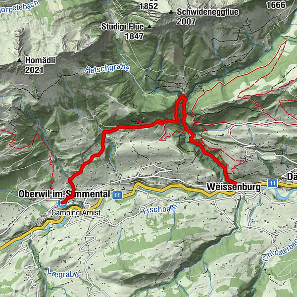 Weissenburg - Badwald - Oberwil im Simmental - Oberwil - BERGFEX ...
