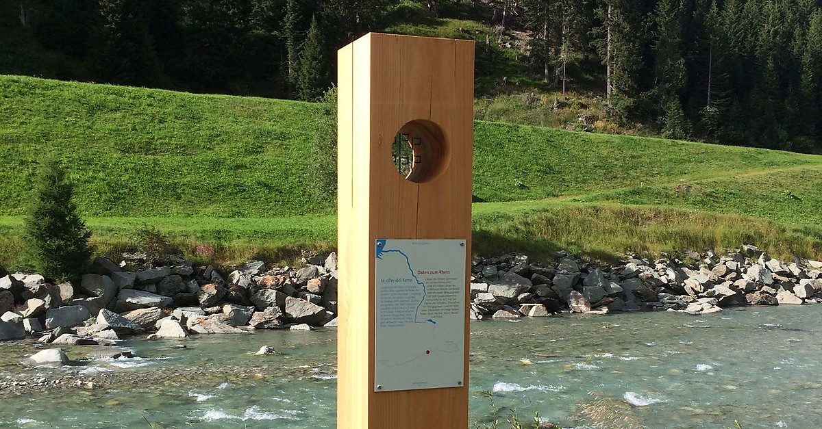 BERGFEX-Sehenswürdigkeiten - Rheinquellweg, Rheinwald - Splügen ...