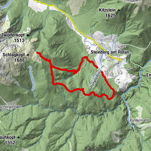 Steinberg am Rofan - BERGFEX - Wanderung - Tour Tirol
