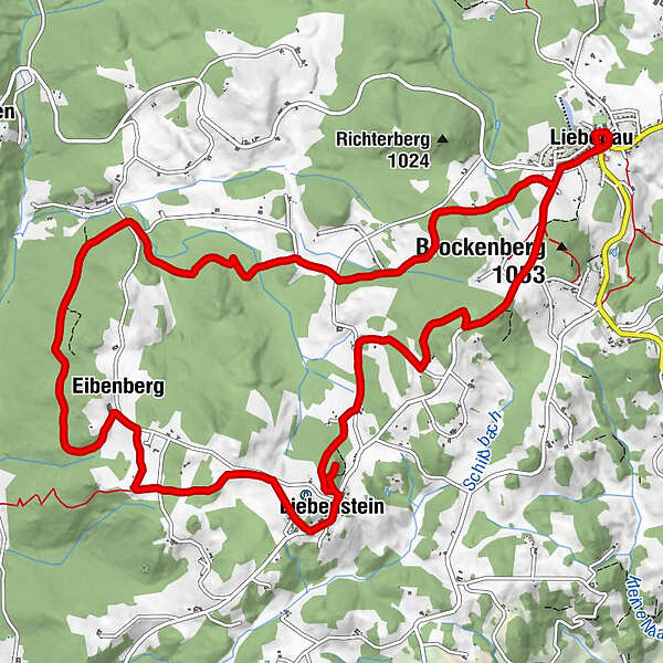 Liebenau - Jankusmauer - Koblbergpass - Koblberg - BERGFEX - Wanderung ...