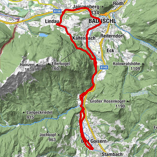 Bad Ischl pfandl bad goisern RDW - BERGFEX - Wanderung - Tour ...