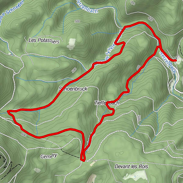 Circuit rando B11 : Le sentier de sculptures - Roche solaire 1 ...