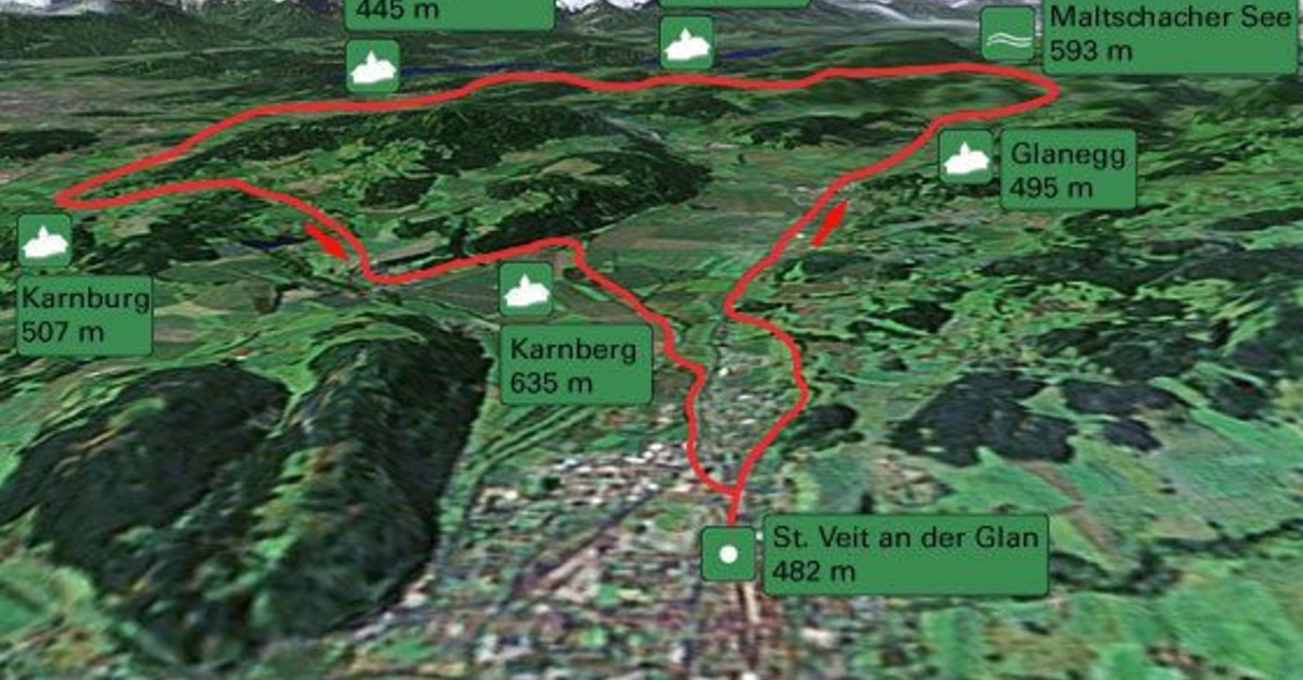 St. Veit an der Glan: Burgen- und Schlösserrunde - BERGFEX ...