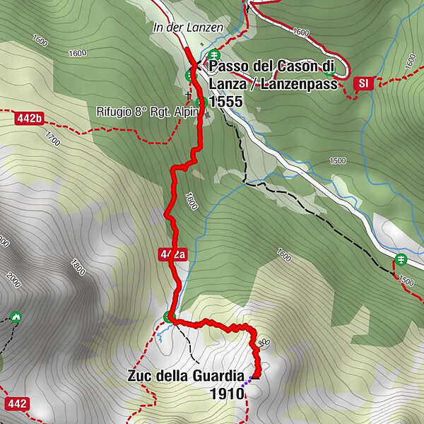 Paularo - Zuc della Guardia - Passo del Cason di Lanza / Lanzenpass ...
