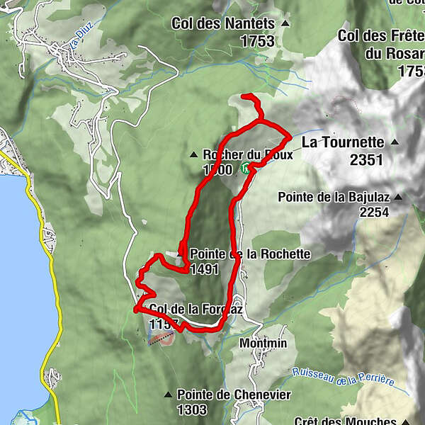 Rundwanderung ab Col de la Forclaz - BERGFEX - Wanderung - Tour ...