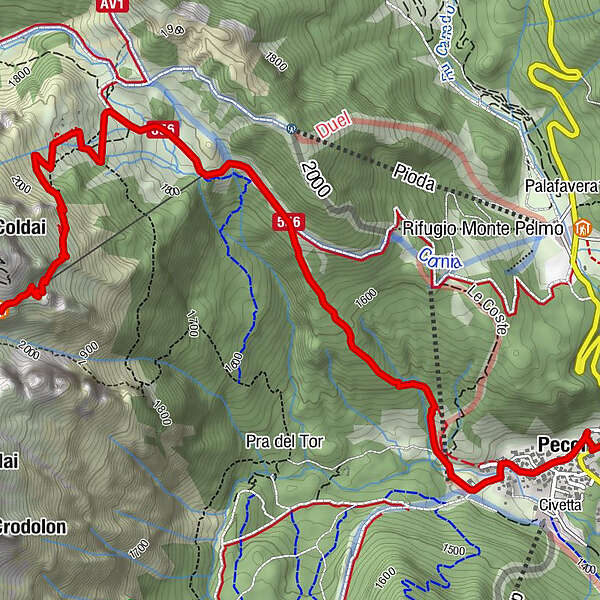 Rifugio Adolfo Sonino al Coldai - Chiesa di San Carlo Borromeo - Pecol ...