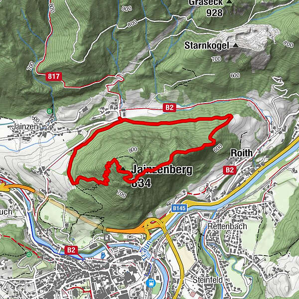 Bad Ischl - Roith - Jainzenberg - BERGFEX - Wanderung - Tour Oberösterreich
