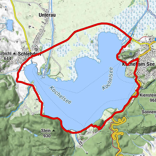 From Wundervoller Blick auf den Kochelsee to Kochelsee - BERGFEX ...