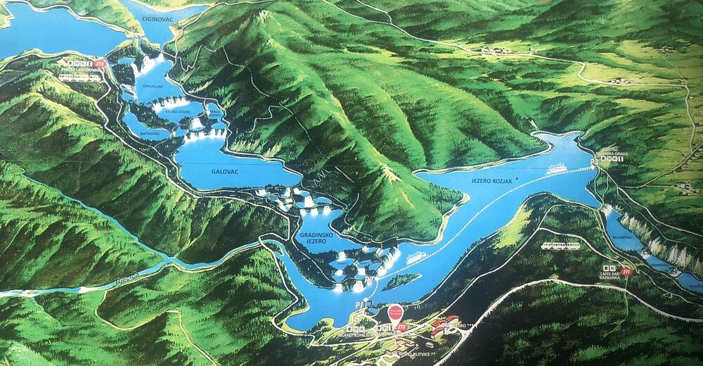 Plitvicer Seen - BERGFEX - Wanderung - Tour Lika - Karlovac