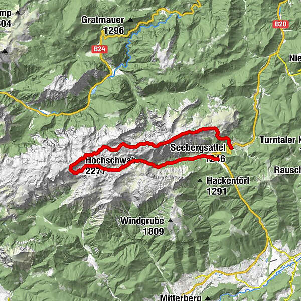 Hochschwab - über Seeberg zum Schießtlhaus - BERGFEX - Wanderung - Tour ...