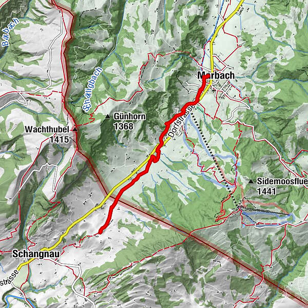 Marbach - Hotel Sporting - Untergasse - Escholzmatt-Marbach - BERGFEX ...