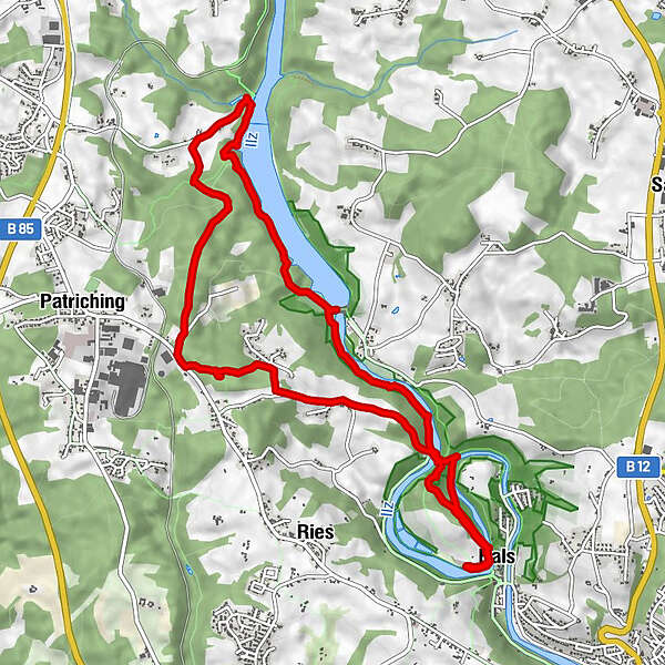 Von Hals nach Mausmühle - BERGFEX - Wanderung - Tour Bayern