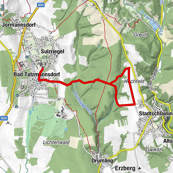 Bad Tatzmannsdorf Umgebung - BERGFEX - Wanderung - Tour Burgenland