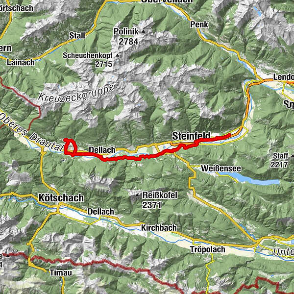 Landhof Irschen - Drau Radweg - Badesee Kleblach Lind - BERGFEX ...
