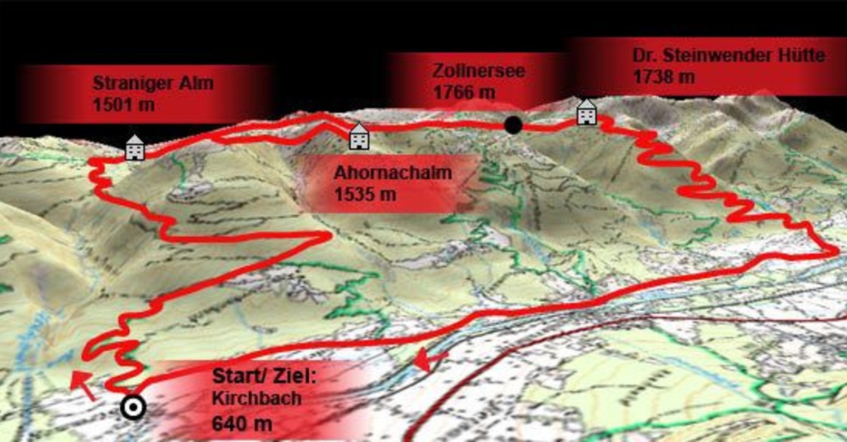 Kirchbach: Gailtaler-Almen-Tour - BERGFEX - Mountainbike - Tour Kärnten