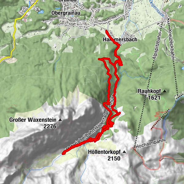 Durch die Höllentalklamm zur Höllentalangerhütte - BERGFEX - Wandelen ...