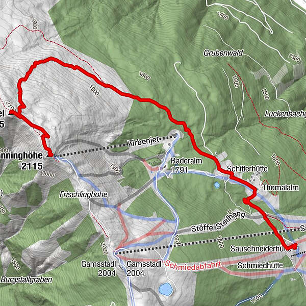 Fanningberg Tour zum Zechnerriegel - BERGFEX - Skitour - Tour ...