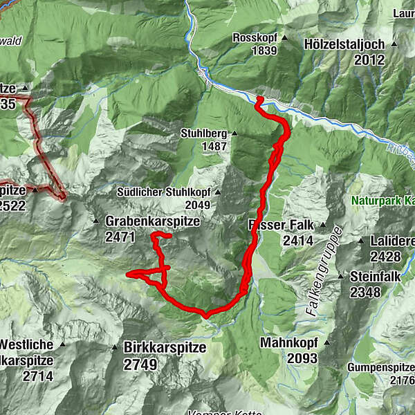 Marktgemeinde Vomp - Kuhkopf - Ochsenkar - BERGFEX - Wanderung - Tour Tirol