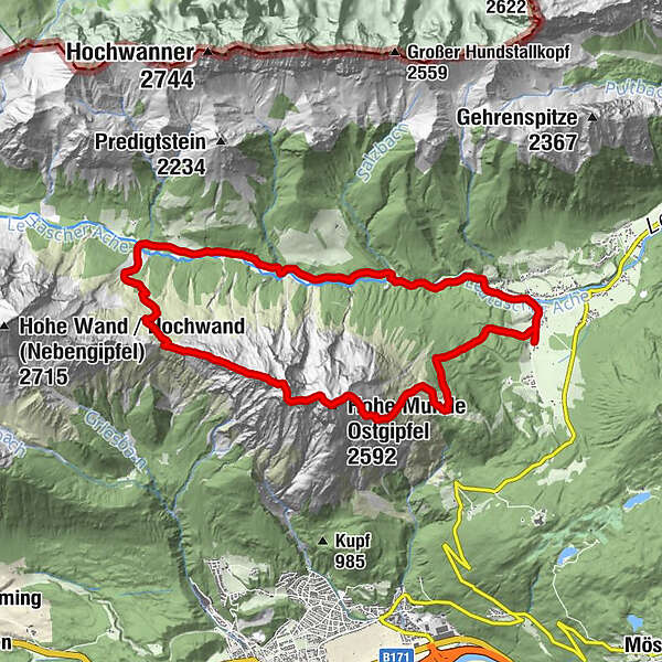 Hohe Munde Überschreitung mit Klettersteig - BERGFEX - Klettersteig ...