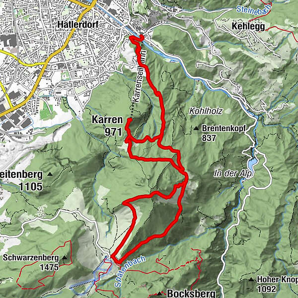 Karrenseilbahn Talstation - Staufenalpe - Staufen - Karren - BERGFEX ...