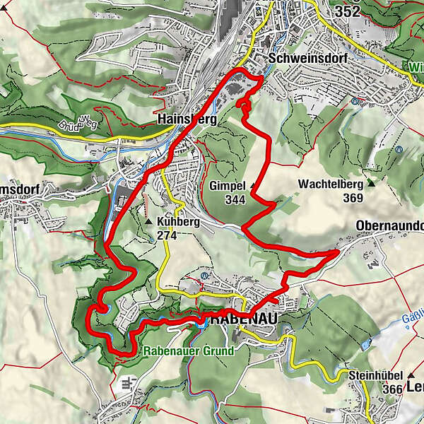 Rabenau - BERGFEX - Wanderung - Tour Sachsen