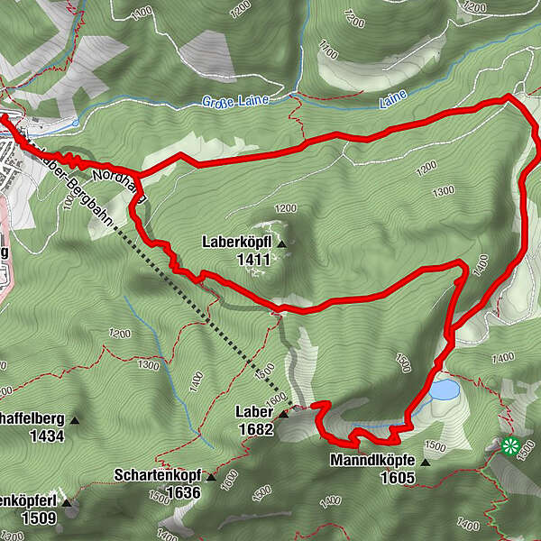 Laber - BERGFEX - Wanderung - Tour Bayern