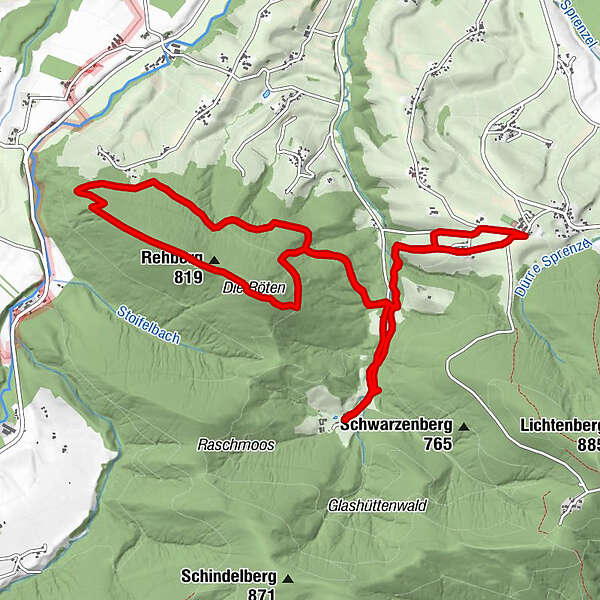 Durch das gläserne Tal auf den Rehberg. Weißenkirchen im Attergau ...