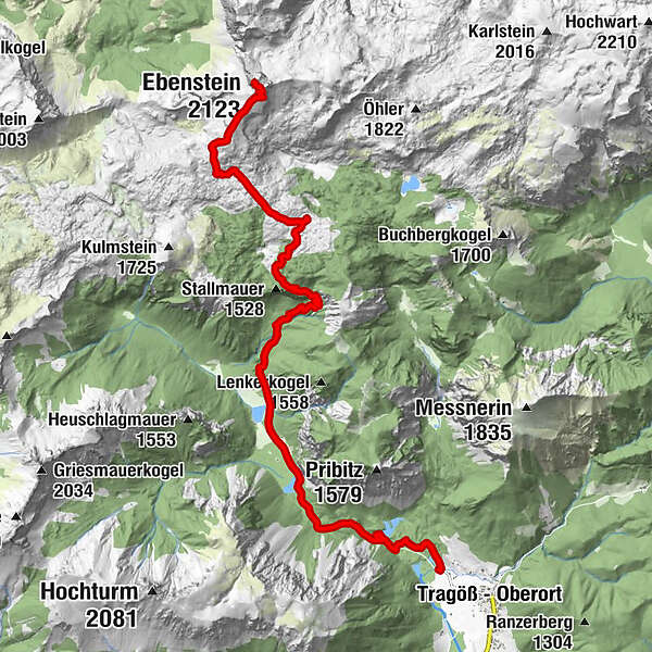 Tragöß-Sankt Katharein - Ebenstein - Kleiner Ebenstein ...