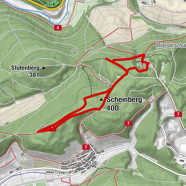 Euerdorf - Scheinberg - BERGFEX - Wanderung - Tour Bayern