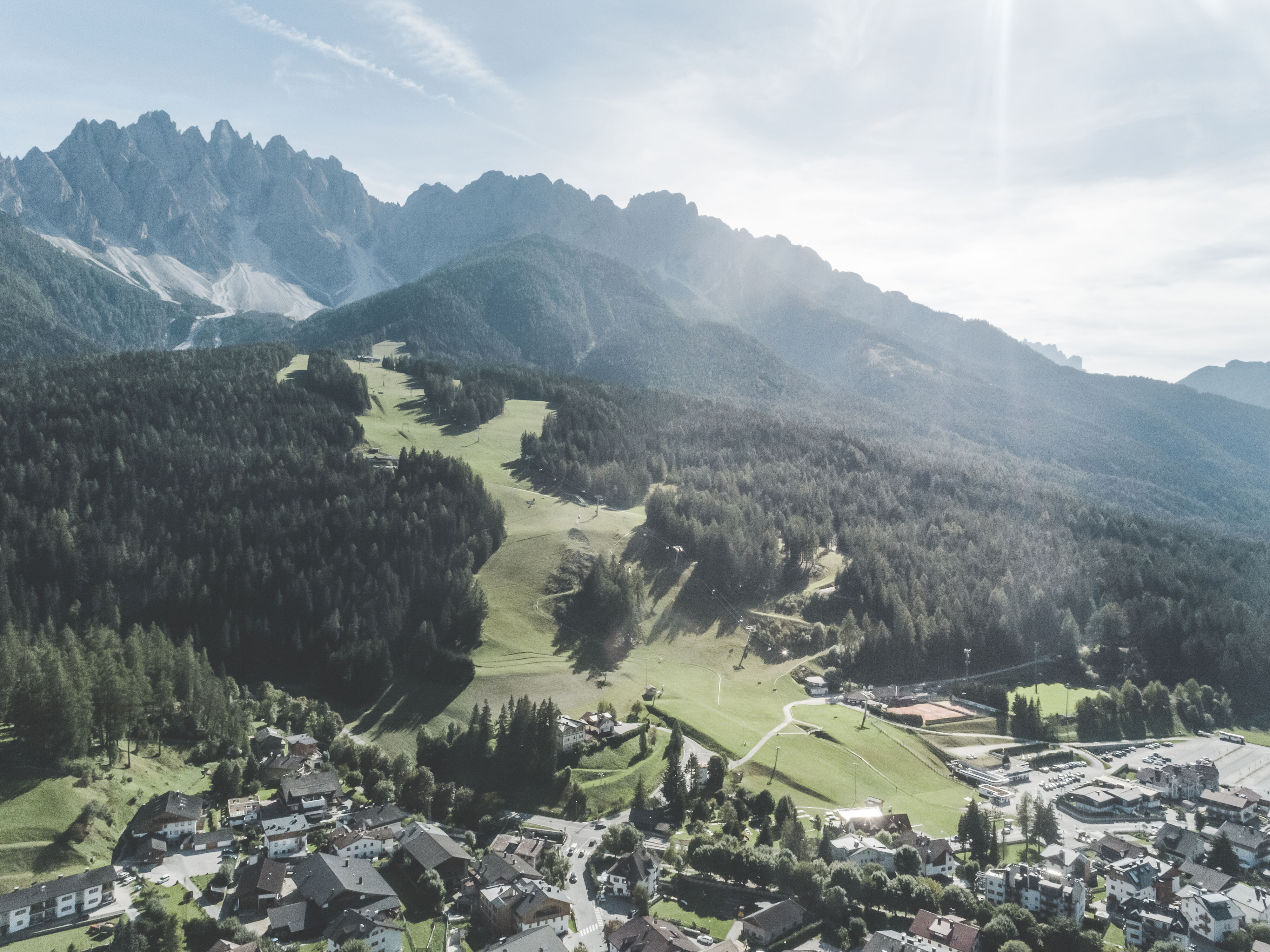 BERGFEX: Panoramakarte Innichen: Karte Innichen - Alm - Innichen