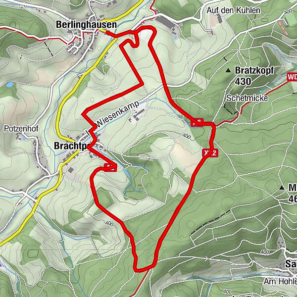 Drolshagen A6 Kleiner Weg auf historischem Boden - BERGFEX - Wanderung ...
